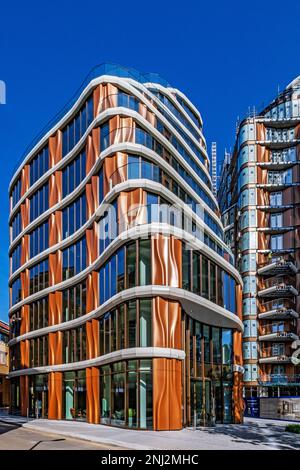 Triptych Bankside. Luxury development on the Southbank comprising two ...