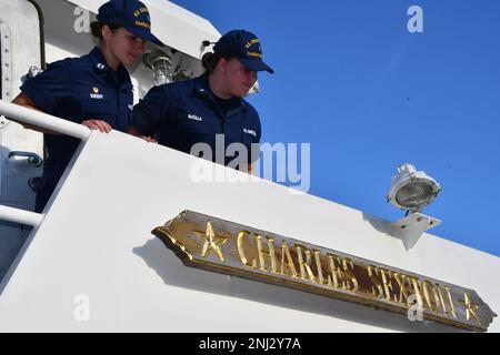 Lt. Chelsea Sheehy, commanding officer of U.S. Coast Guard Cutter ...