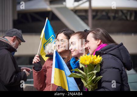 Ukrainian rally in Toronto Stock Photo - Alamy