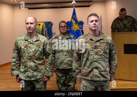 Lt. Col. Brian Kroeller assumes command of the 142nd AMXS during a ...