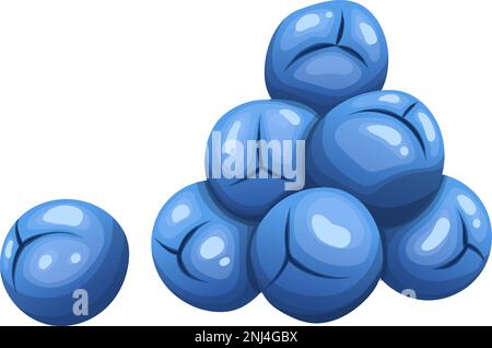 juniper pile cartoon vector illustration color sign Stock Vector Image ...
