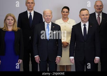 Hungarian President Katalin Novak at Polish Parliament in Warsaw ...