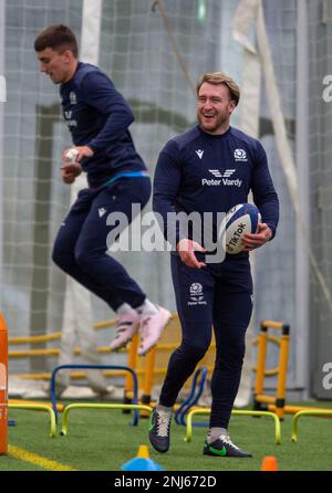 22nd February 2023: Guinness Six Nations 2023. ScotlandÕs Javan ...