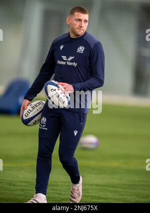 22nd February 2023: Guinness Six Nations 2023. ScotlandÕs Javan ...