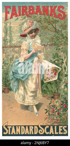 Victorian Advertising Illustrations Circa 1899 Stock Photo - Alamy
