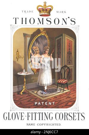 Victorian Advertising Illustrations Circa 1899 Stock Photo - Alamy