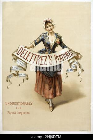 Victorian Advertising Illustration for beauty products, Circa 1899 ...