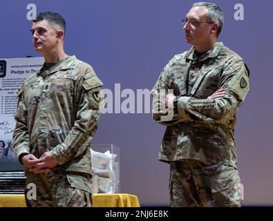 U.S. Army Col. David Mayfield, commander, U.S. Army Garrison Wiesbaden ...