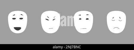 Types of mental state of a person. Psychological poster Stock Vector ...