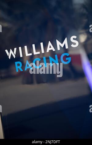 Williams logo. Formula One Testing, Day Two, Friday 1st March 2013 ...