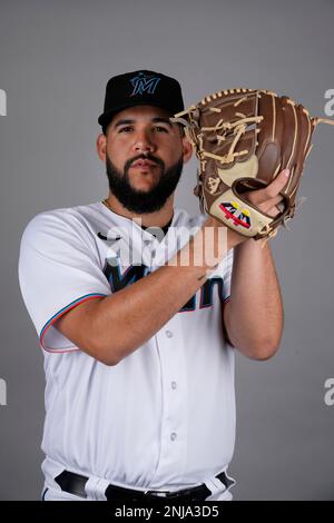 This is a 2023 photo of Enmanuel De Jesus of the Miami Marlins baseball ...