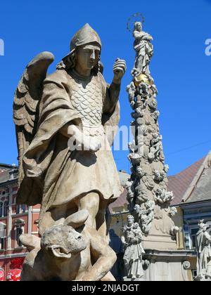 Mary Column, Plague Pillar, Súsošie Immaculata, Morový stĺp, Košice ...