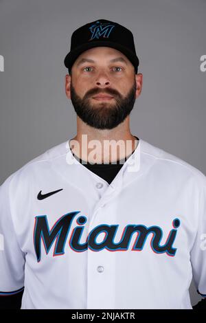 This is a 2023 photo of Tommy Nance of the Miami Marlins baseball team ...