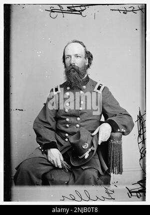 Portrait of General Fuller, a military officer, preserved in the Brady ...
