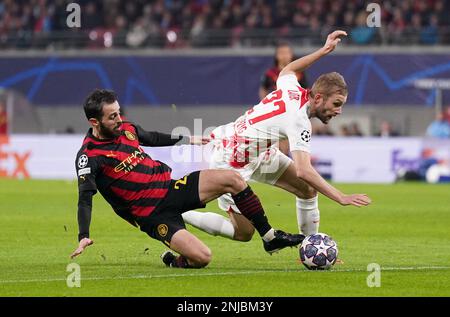 Konrad Laimer of RB Leipzig during Union Berlin against Rb Leipzig ...