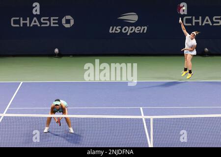 Sara Saito in action during her girls singles match on day six of the ...