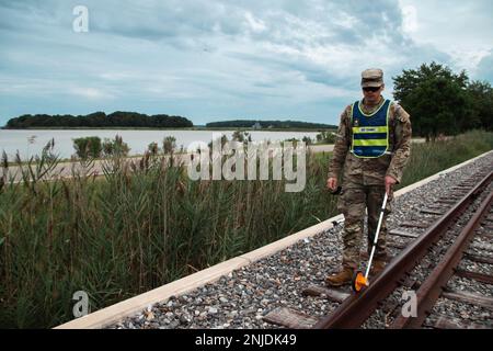 U.S. Army Reserve railway operations crewmembers of the 757th ...