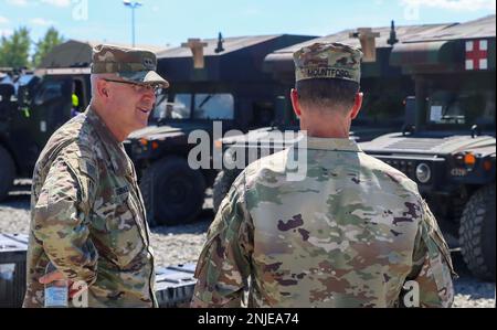 Army Maj. Gen. Robert Burke, the V Corps deputy commanding general for ...