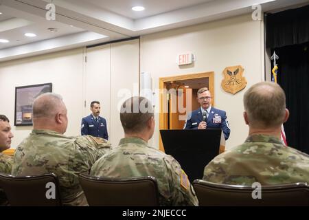 From right, Brig. Gen. Charles S. Corcoran, outgoing 380th Air ...