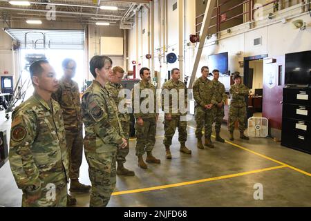 Tech. Sgt. Benjamin Fifer, right, and Staff Sgt. Trevor Correa, center ...