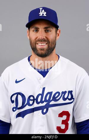 This is a 2023 photo of left fielder Chris Taylor of the Los Angeles ...