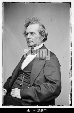 Portrait of Richard Hoe, inventor, preserved in the Brady-Handy ...