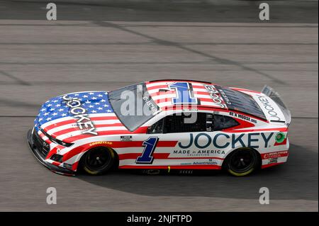 DAYTONA, FL - AUGUST 28: Ross Chastain (#1 TrackHouse Racing Jockey ...