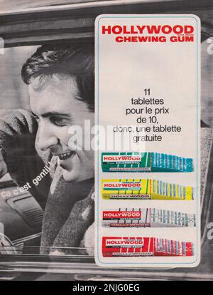 French commercial of Hollywood chewing gum Hollywood chewing gum ...