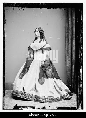 Portrait of Laura Keene, a well-known 19th-century American actress ...