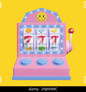 event game machine game machine 3d object graphic image Stock Photo - Alamy