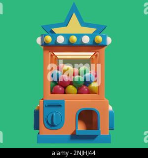event game machine picking machine 3d object graphic image Stock Photo ...
