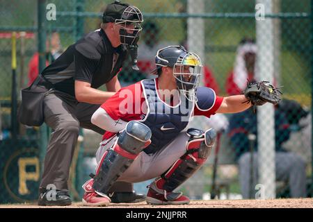 Umpire Dylan Hulsey during a Florida Complex League baseball game ...