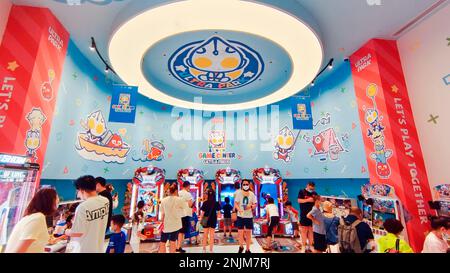 SHANGHAI, CHINA - JULY 30, 2022 - The world's first Ultraman theme ...