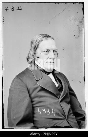 Portrait of Judge Ira Harris, captured in the Brady-Handy Collection ...