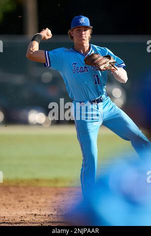 Landon Russell during the WWBA World Championship at Roger Dean Stadium ...