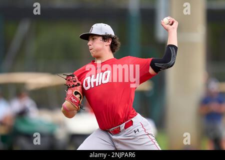 Landon Beidelschies during the WWBA World Championship at Roger Dean Stadium Complex on October ...