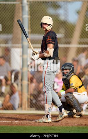 Brody Donay during the WWBA World Championship at Roger Dean Stadium Complex on October 9, 2021 ...