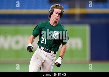 Gavin Turley (21) of Hamilton High School in Chandler, Arizona during ...