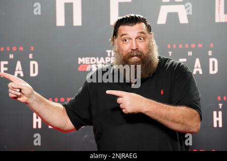 Actor Hovik Keuchkerian poses at photocall during the presentation of ...