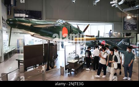 A full-scale model of Kyushu J7W Shinden is open to public at the ...