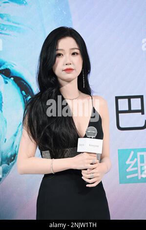 Chinese actress and singer Yu Shuxin, also known as Esther Yu, attends ...