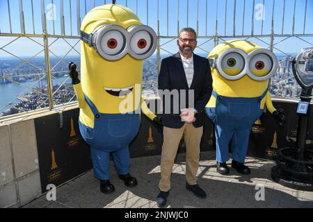 Photo by: NDZ/STAR MAX/IPx 2022 6/28/22 Steve Carell and two Minions ...