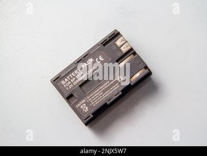 Grey plastic case rechargeable Lithium battery for a Canon digital ...