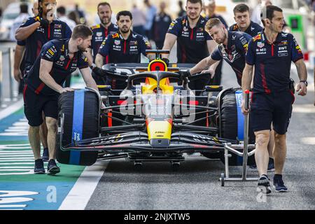 Sakhir, Bahrain - 23/02/2023, Red Bull Racing RB19, front wing ...