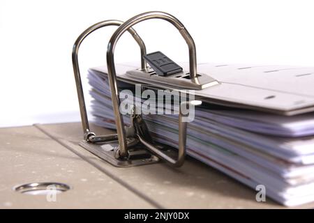 open filing folder Stock Photo - Alamy