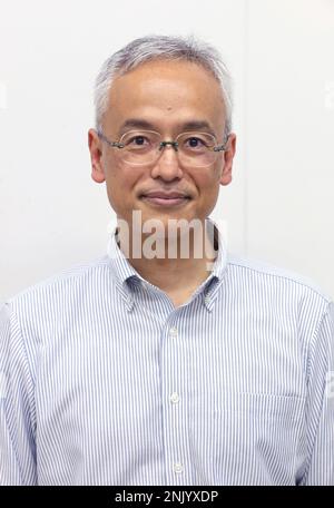 Japanese physicist Yasunobu Nakamura poses for photo during an ...