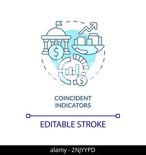 Coincident indicators concept icon Stock Vector Image & Art - Alamy