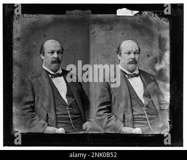 Portrait of Benjamin Albertson Willis, a 19th-century figure from New ...