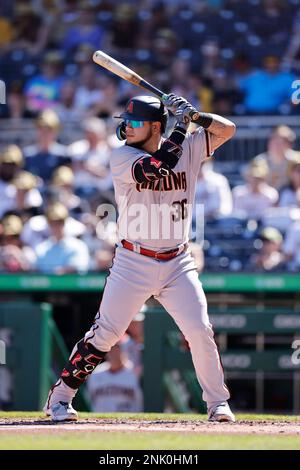 PITTSBURGH, PA - JUNE 04: Arizona Diamondbacks catcher Jose Herrera (36 ...