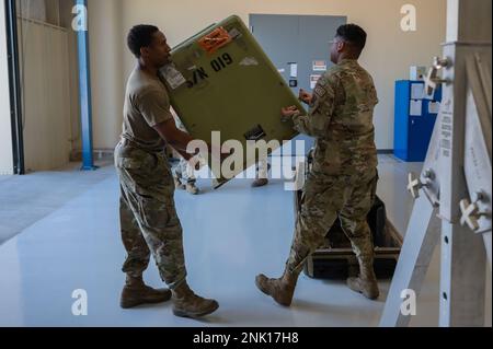 U.S. Airmen assigned to the 355th Component Maintenance Squadron ...
